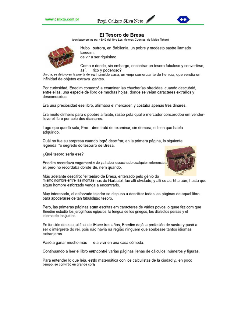 El Tesoro de Bresa - Malba Tahan | PDF