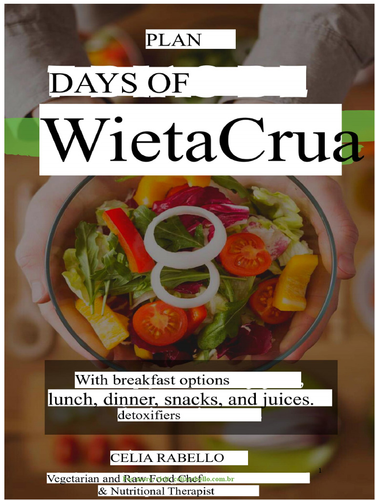 E Book 7 Day Raw Diet Plan | PDF | Raw Foodism | Foods