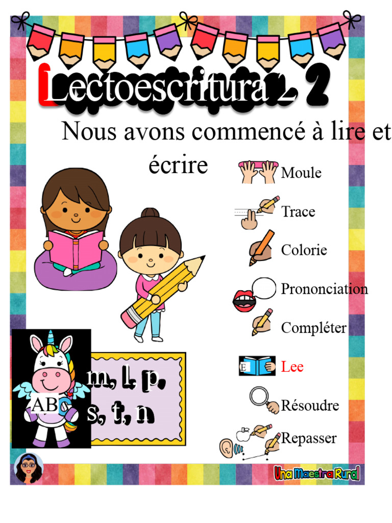 Activités de lecture et d'écriture pour enfants | PDF | Vue | Couleur