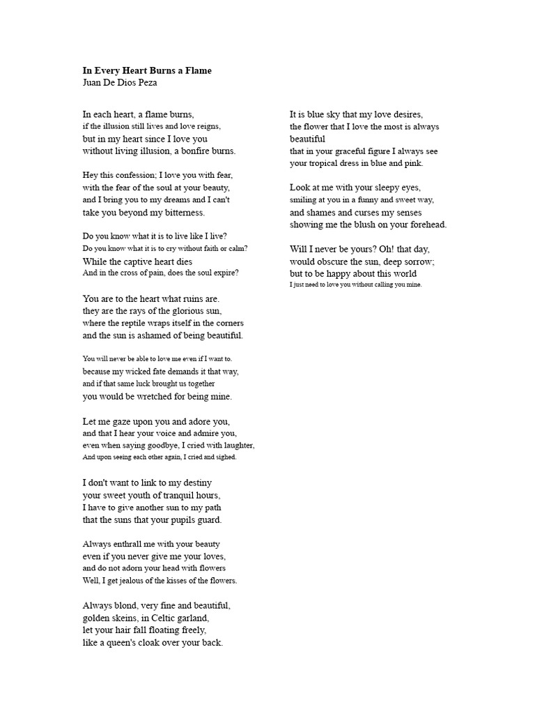 In Every Heart Burns A Flame | PDF
