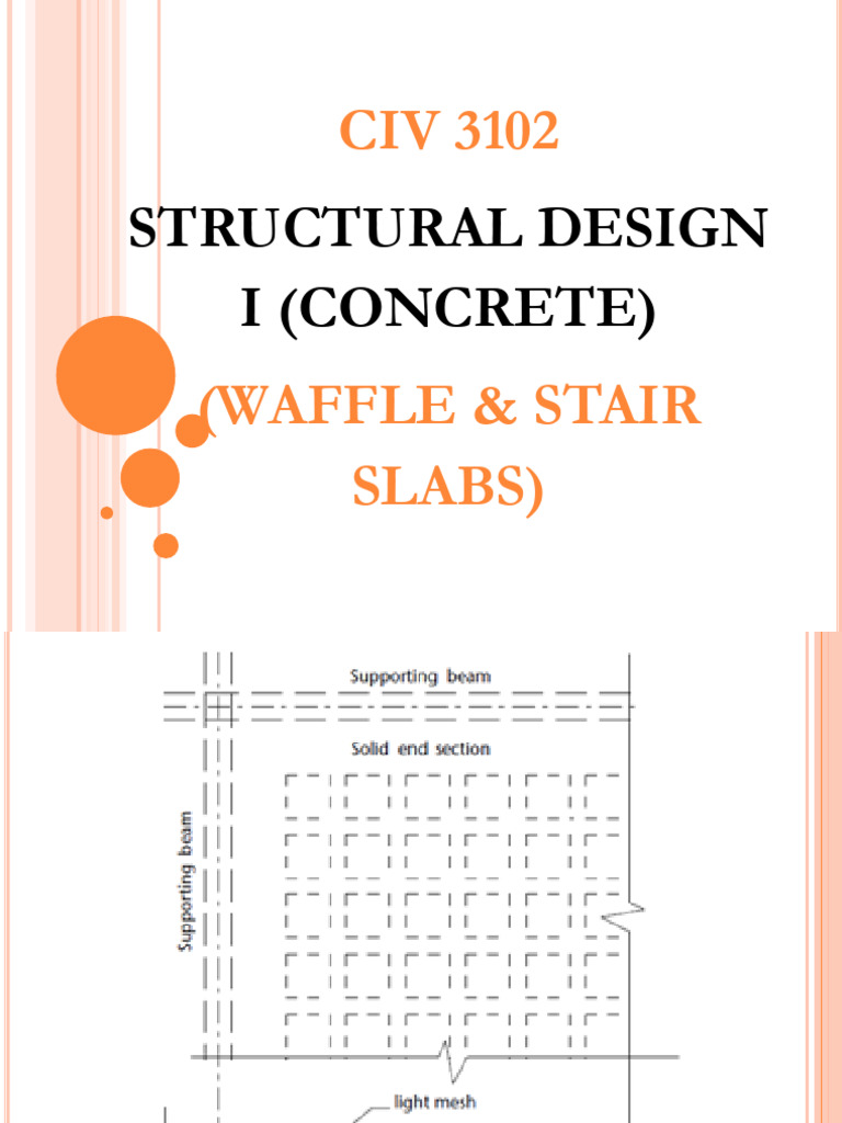 Waffle Slab Design Guide for CIV 3102 | PDF