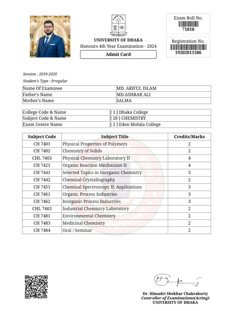 4th Year Admit | PDF