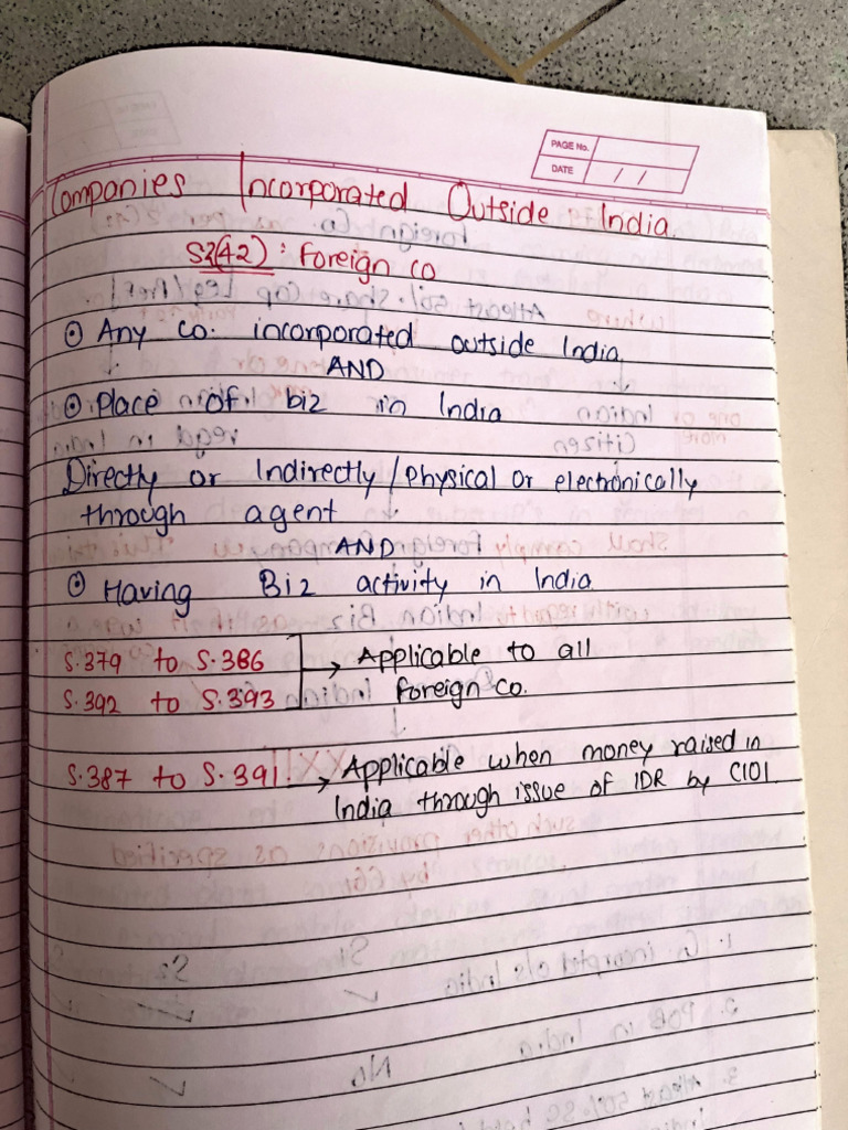 Company Law Notes p2 | PDF