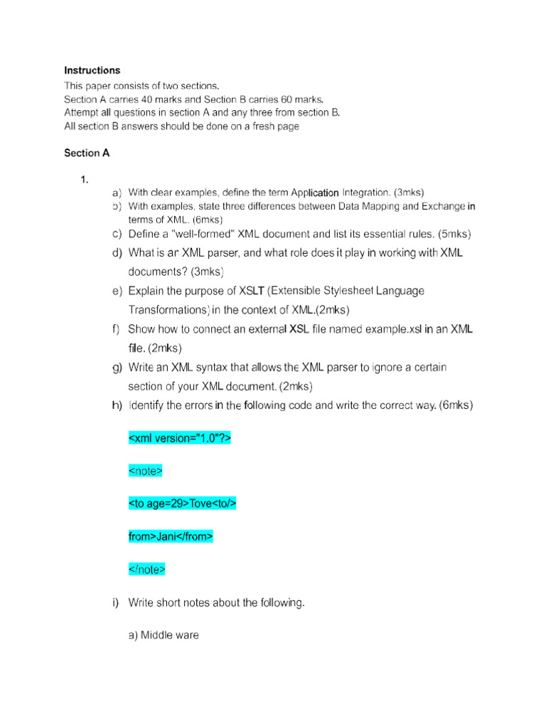 Integrative Web Programming Exam | PDF