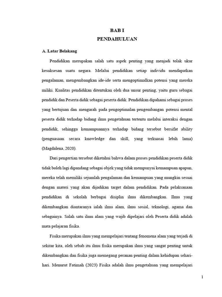 Kemampuan Analisis Grafik Fisika Siswa | PDF