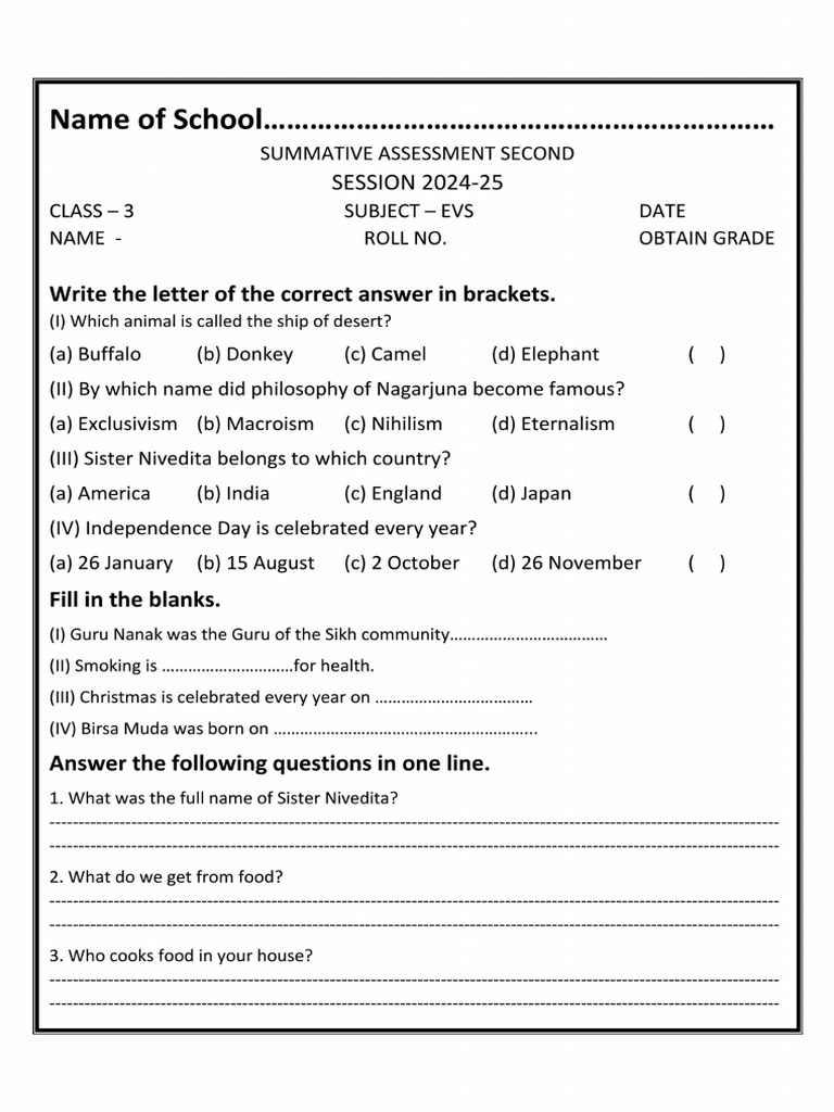 Class 3 EVS | PDF