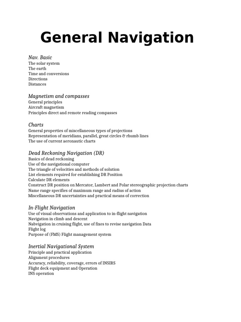 Comprehensive Guide to Navigation Principles | PDF | Latitude | Equator