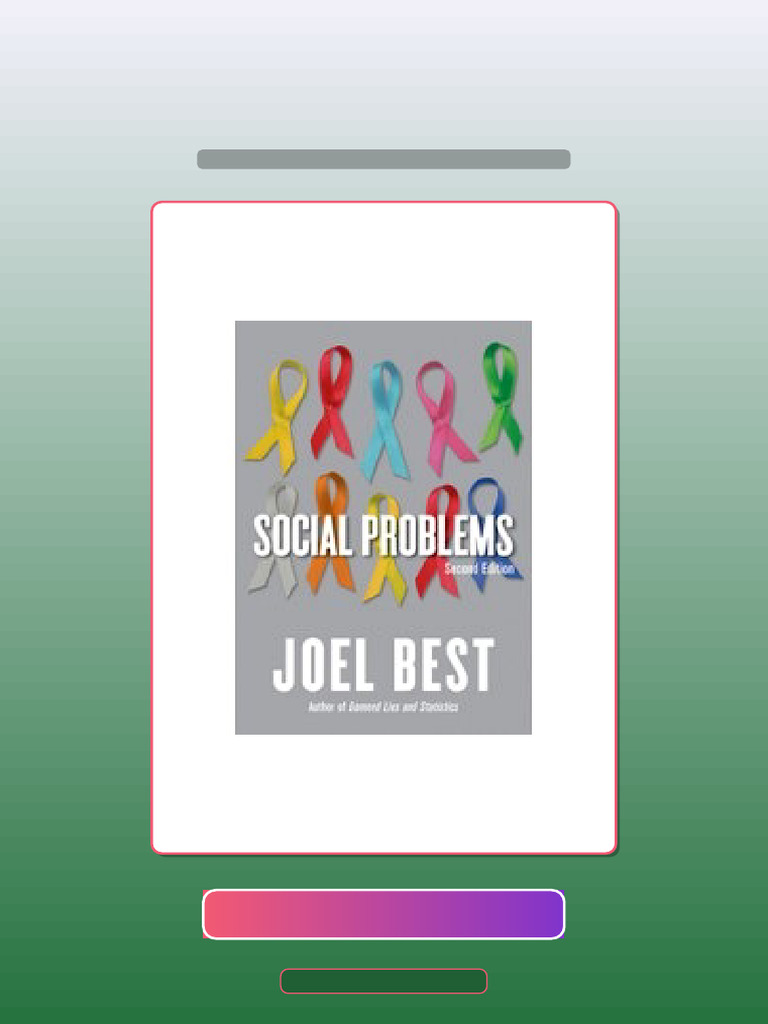 Test Bank For Social Problems Second Edition Ebook and TestBank Bundle ...