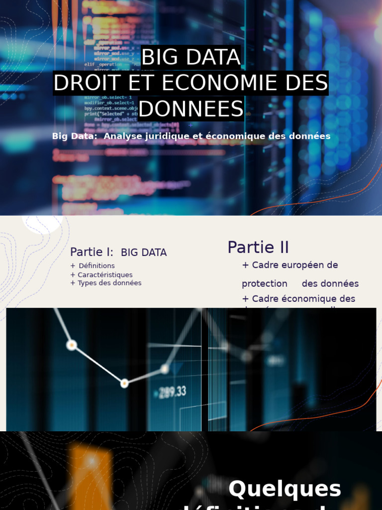 Big Data : Droit et Économie des Données | PDF | Big data | Vie privée ...