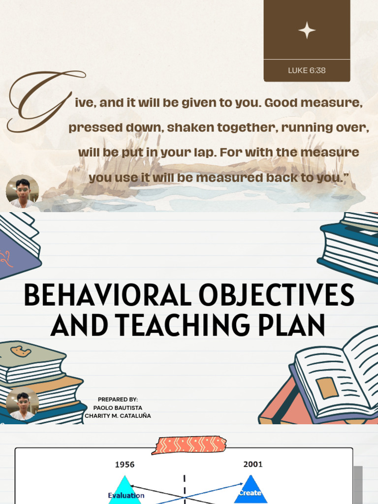 21. Levels of Behavior Objectives and Examples in the Affective Domain ...