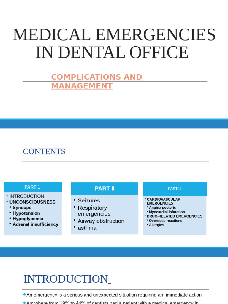 Management of Medical Emergencies in Dental Office (1) (2) (Autosaved ...