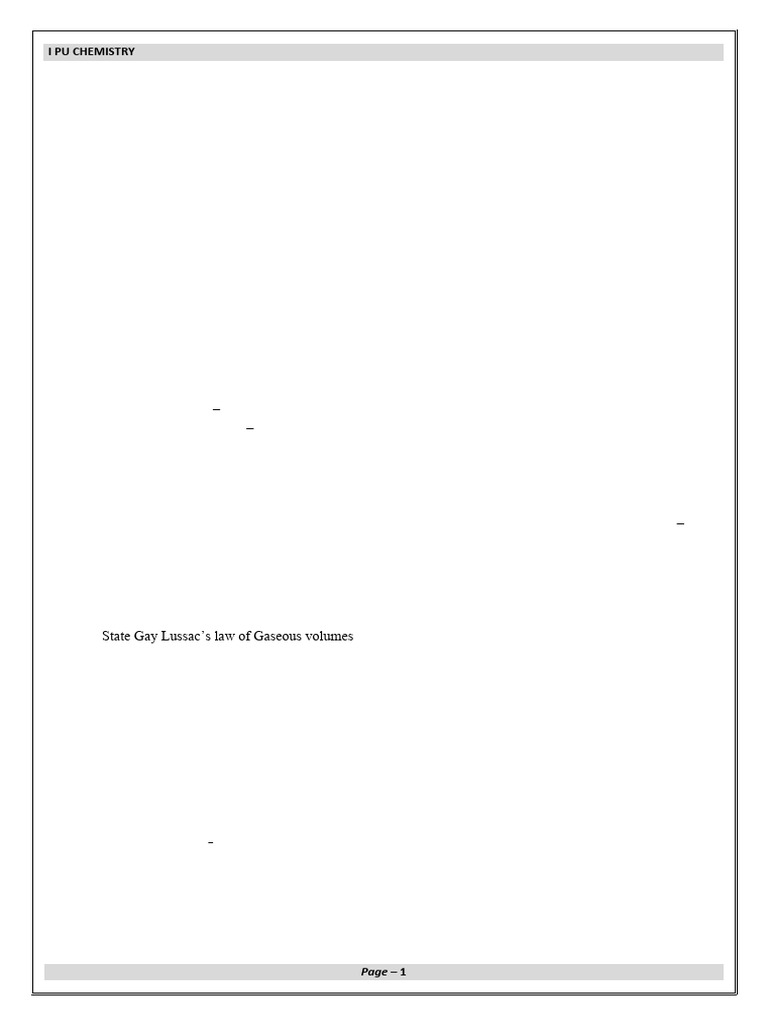 IPU Chemistry ChapterwiseMidtermExamImportantQuestions Withsoln | PDF ...