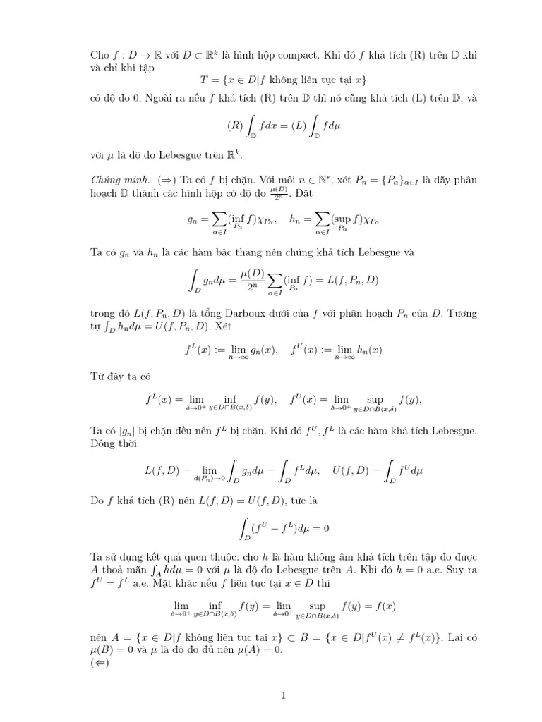riemann integral vs lebesgue integral | PDF