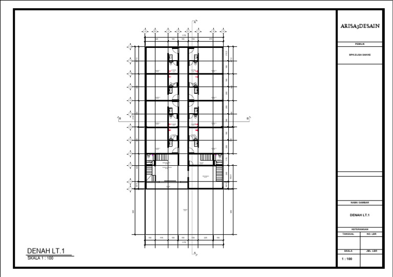 1. DENAH LT.1 | PDF