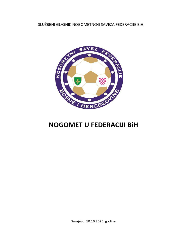 Bilten Registracije Igrača 10.10.2025. | PDF