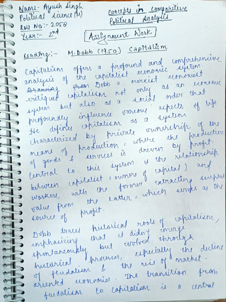 Concepts in Comparative Political Analysis (Capitalism & Globalisation ...