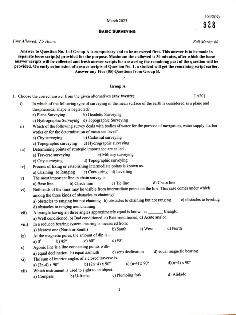 Basic Surveying | PDF | Surveying | Navigation