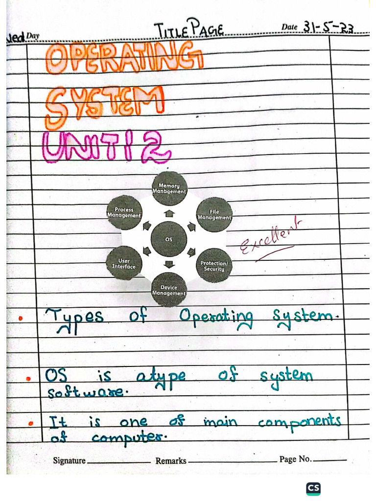 Chapter 2 Operating System | PDF