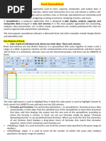 Essential Excel Vocabulary Terms | PDF