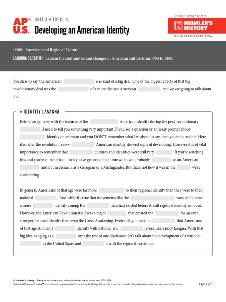 APUSH Unit 3 Topic 11 NoteGuide Answers | PDF | Abolitionism | Meritocracy