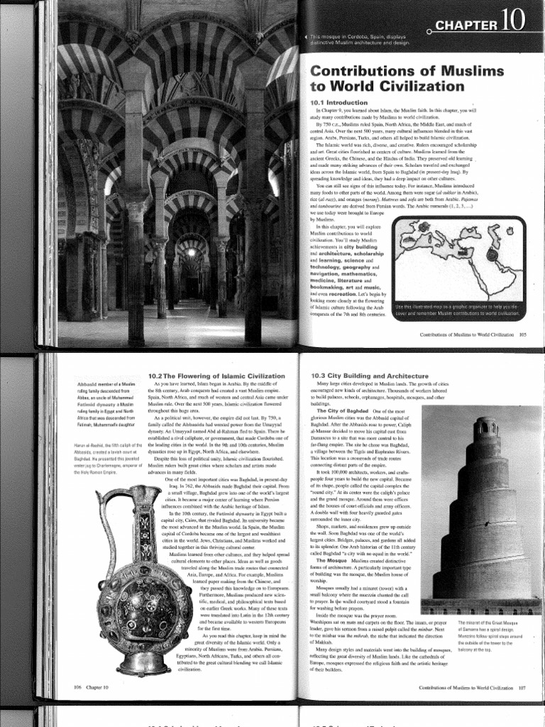 10 Contributions of Muslims To World Civilzation | PDF