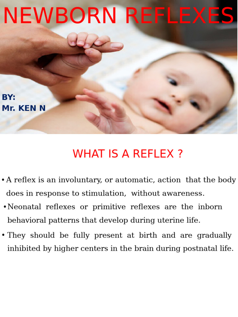 NEWBORN REFLEXES (1) | PDF | Anatomical Terms Of Motion | Nervous System
