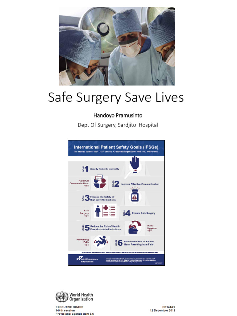 Kuliah Is 33-Diagnosis, Theurapetic, and Safety Practices-Dr. Handoyo ...