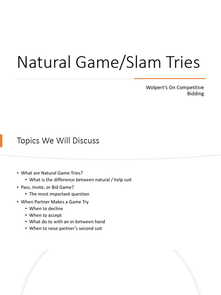 201023-Natural-Game-Tries | PDF | Card Games | Games Of Mental Skill