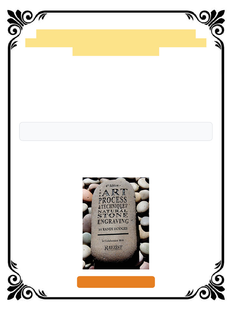 The Art Process and Technique of Natural Stone Engraving Randi Hodges ...