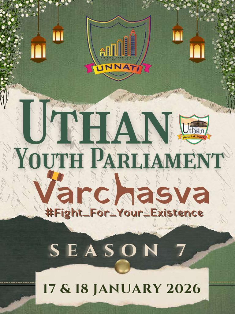 Uthan Youth Parliament BROCHURE_compressed | PDF | Government ...