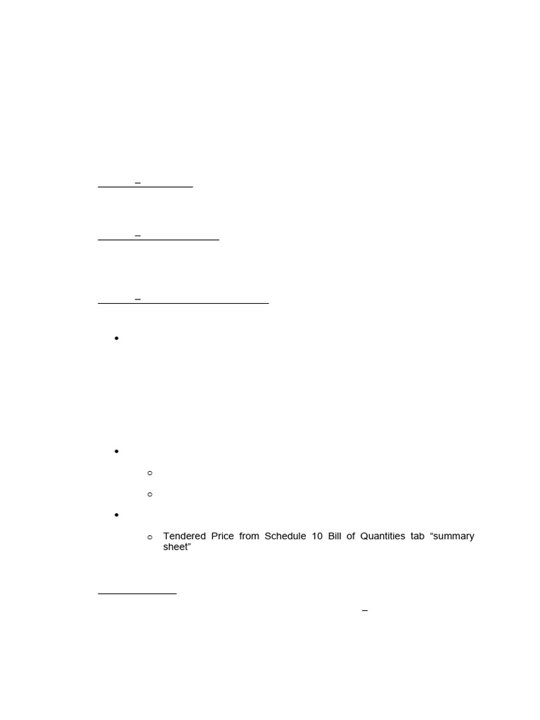 Appendix 1 - Tender Evaluation Procedure With Worked Example | PDF ...