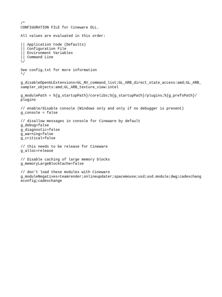 Config.cineware Dll | PDF