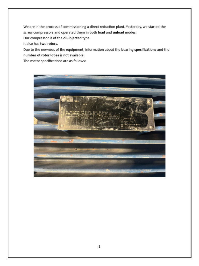Screw Copmressor 1 | PDF | Electronics | Telecommunications Engineering
