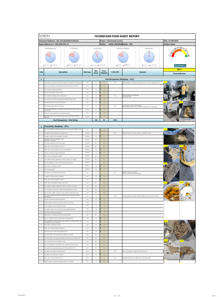 Audit Report - SFC 07th AUG 2025.n | PDF | Curry | Auditor's Report