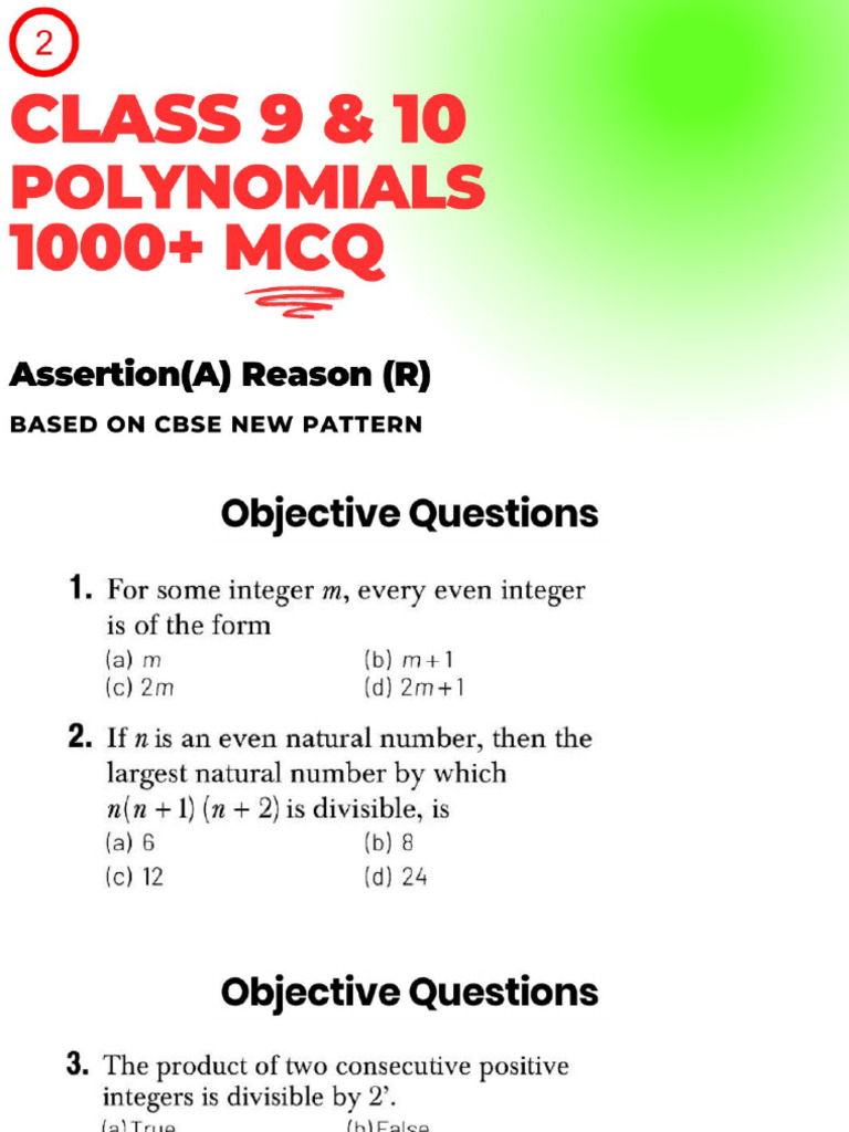 Class 10 Mathematics Chapter 1 Real Numbers | PDF