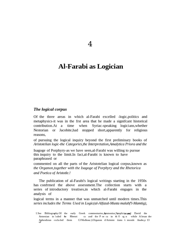 62-75 Farabi Logician(2) | PDF | Rhetoric | Definition