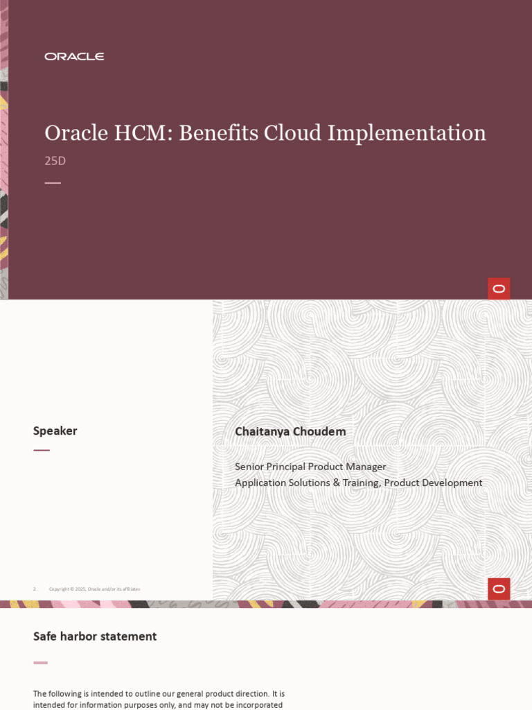 Oracle HCM Benefits Cloud Guide | PDF | Human Resource Management ...