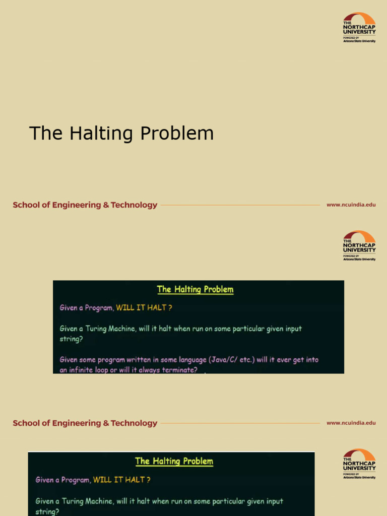 Lect22_The Halting Problem | PDF