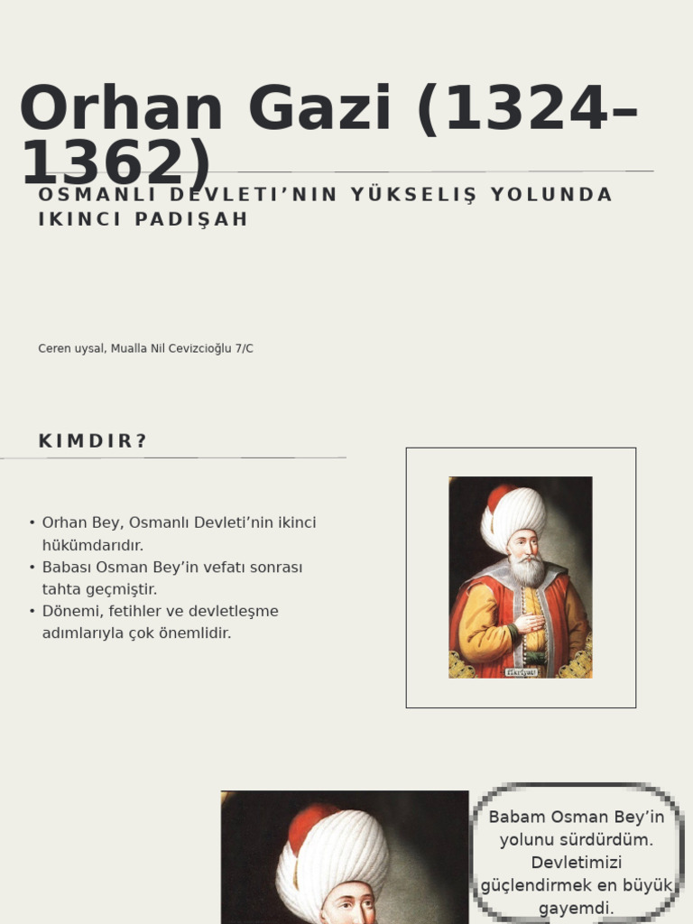 Orhan Bey | PDF