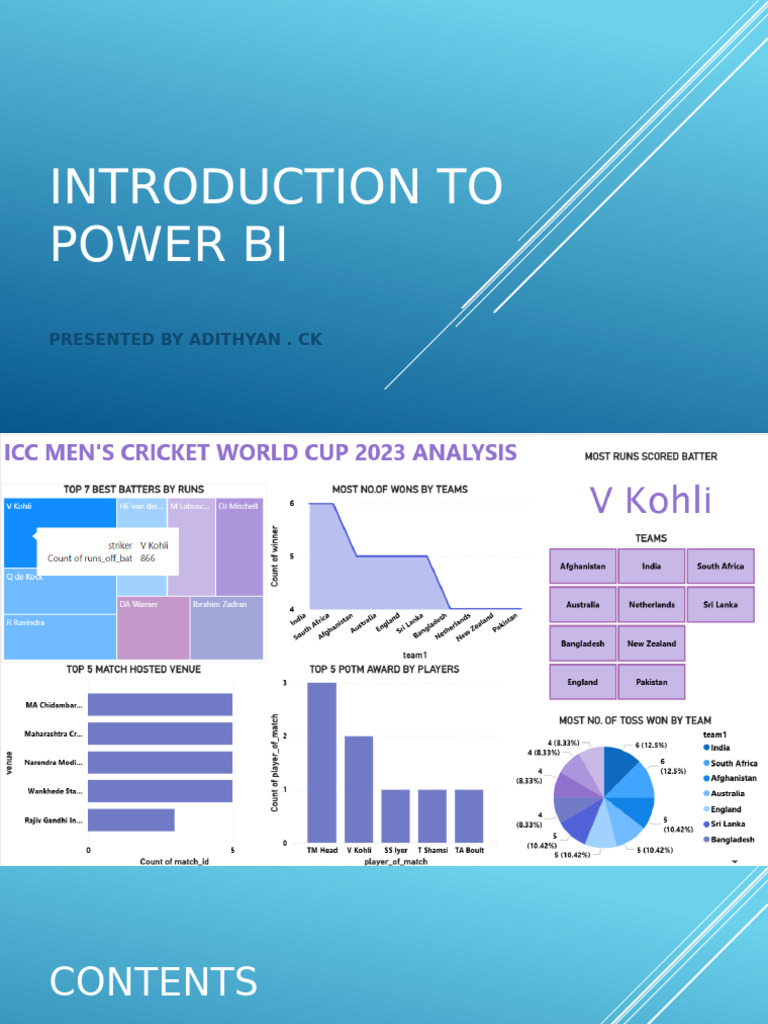 Introduction to Power BI Basics | PDF