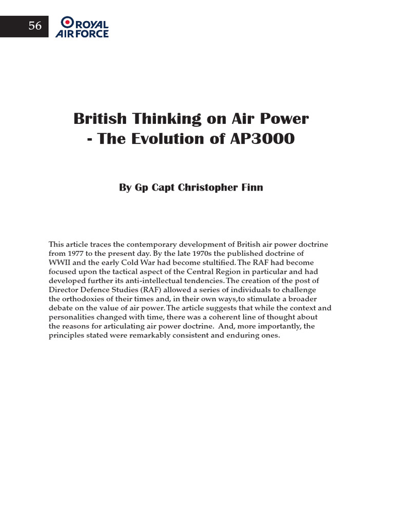 Uk Ap3000 | PDF | Military | Royal Air Force