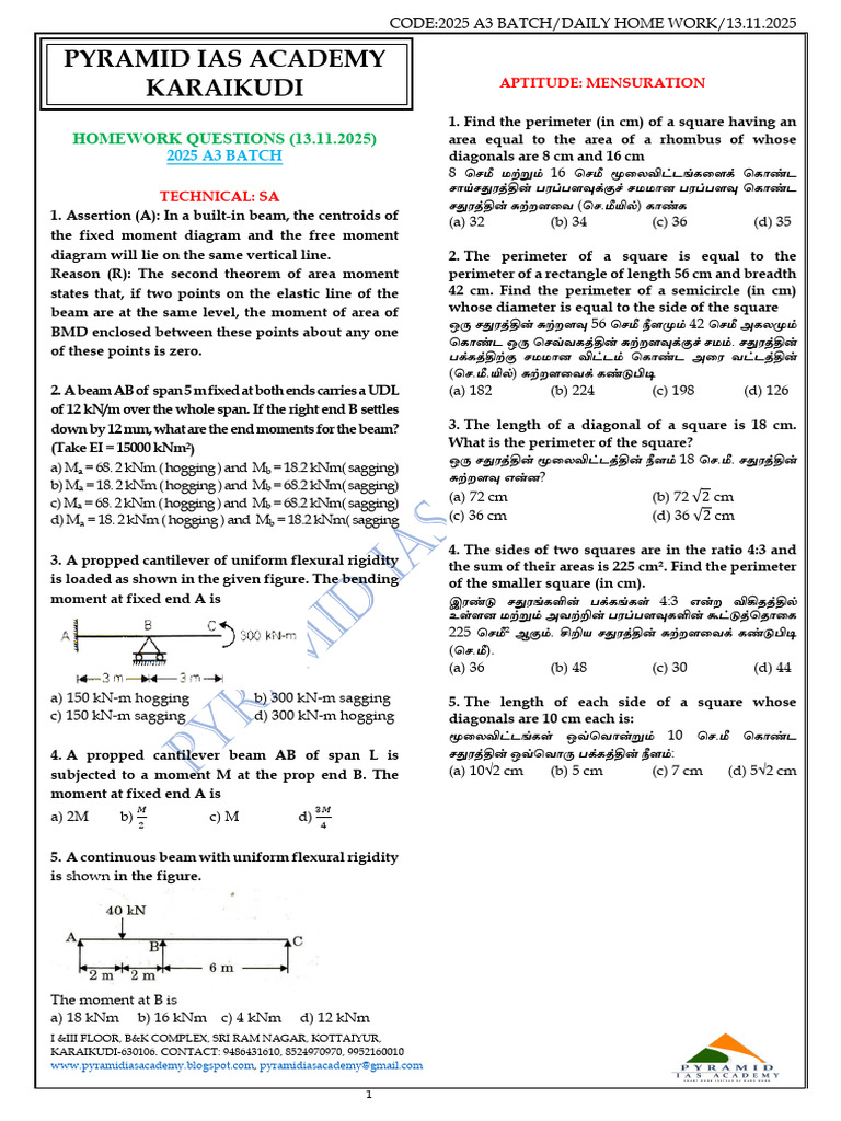 HW25 A3 (13.11.2025) | PDF