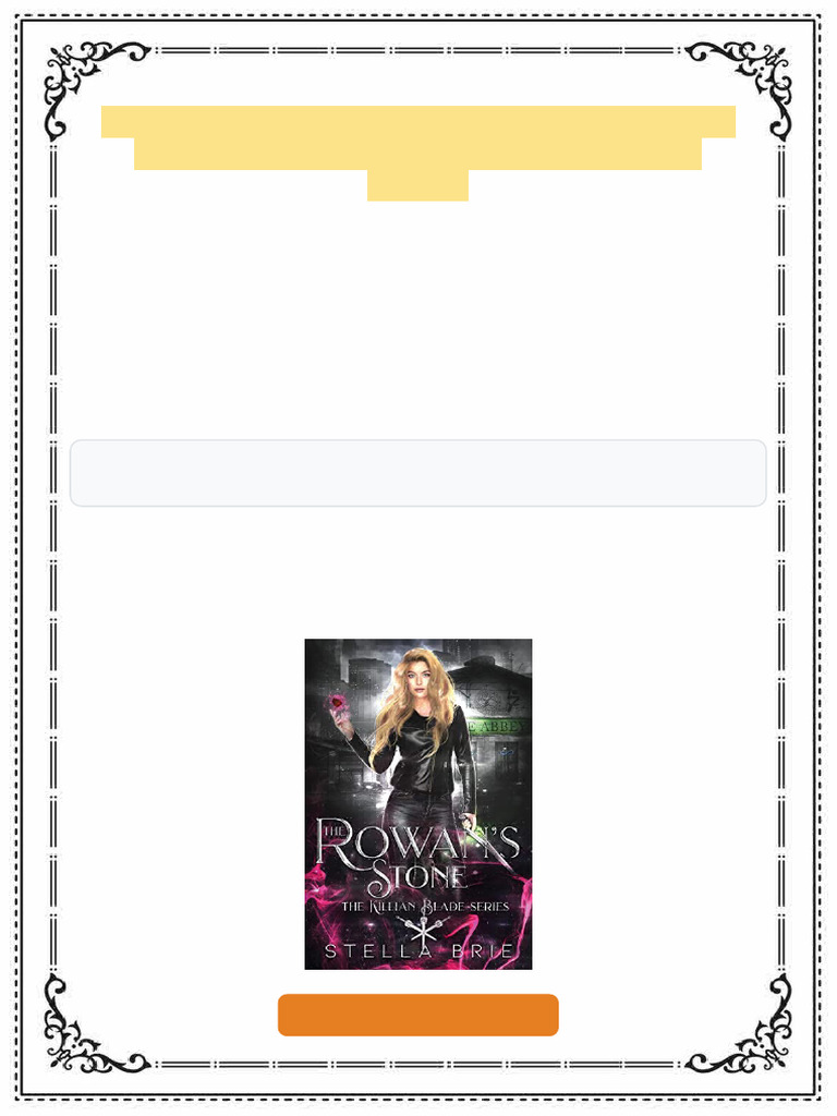 The Rowan s Stone 1st Edition Stella Brie eBook high-speed download ...