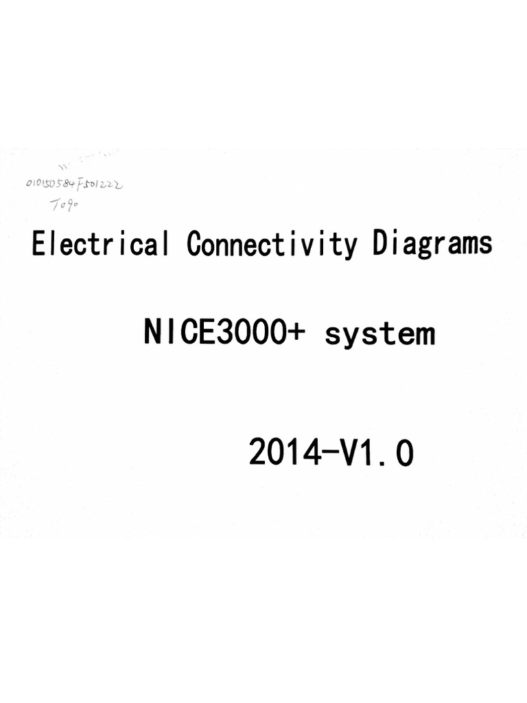 Nice 3000 Electrical Drawing | PDF
