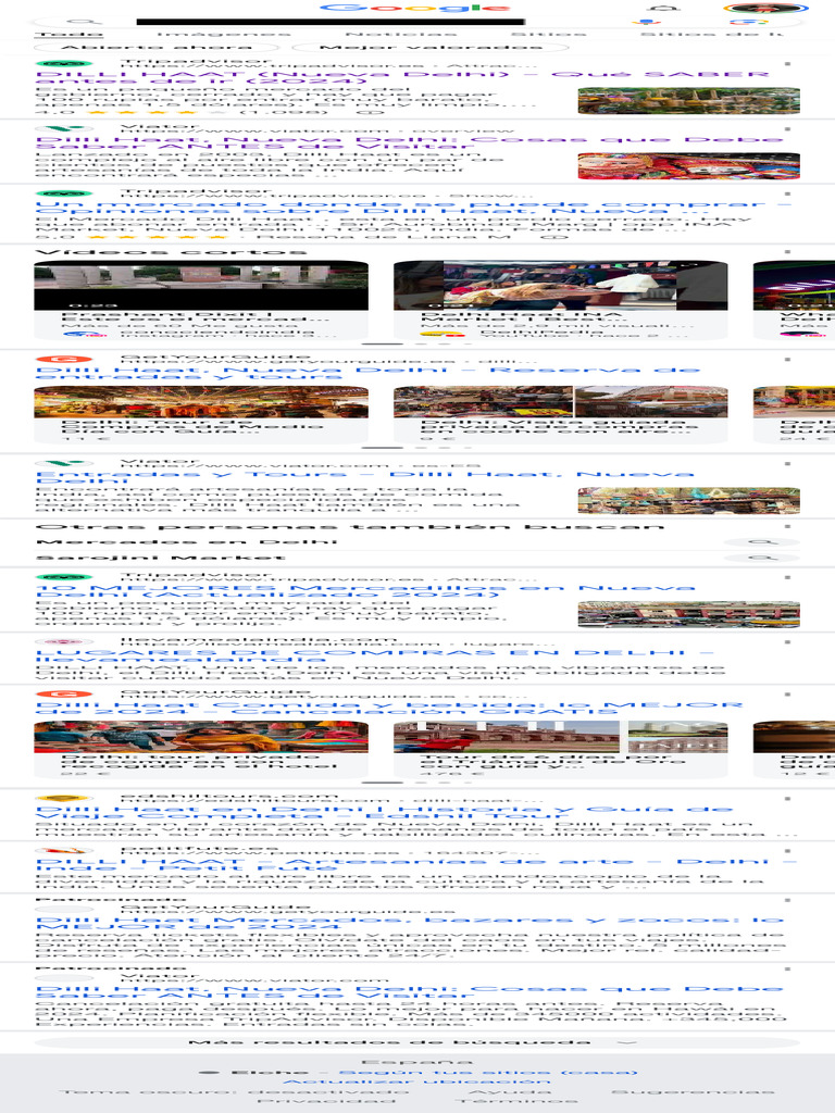 Mercado de Dilli Haat Delhi - Buscar Con Google | PDF