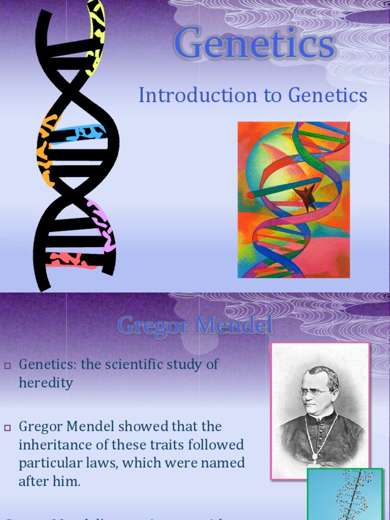 Introduction to Genetics and Mendel's Laws | PDF | Genetics | Allele