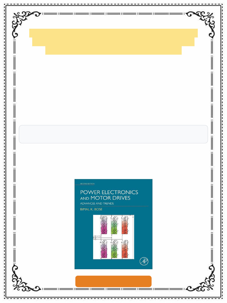 Power Electronics and Motor Drives: Advances and Trends 2nd Edition ...