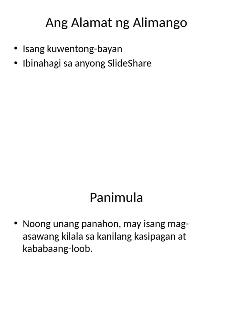 Ang Alamat NG Alimango | PDF