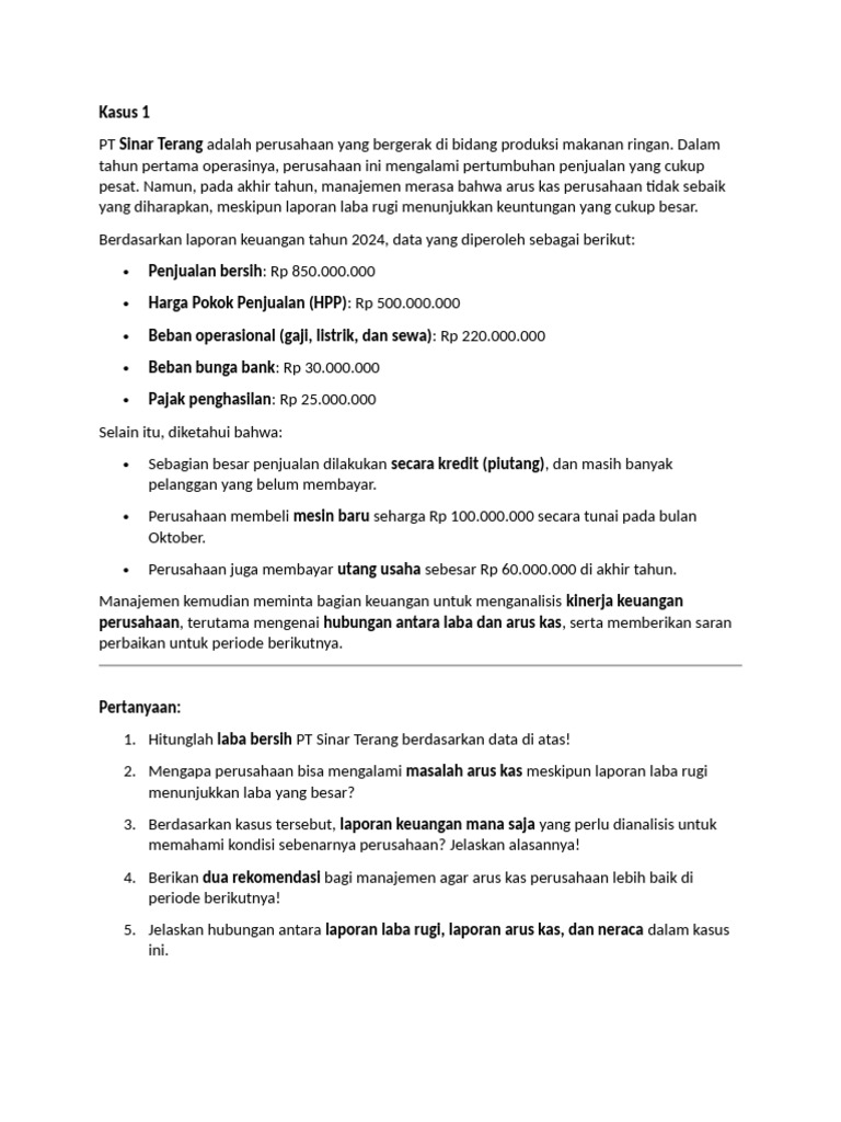 Soal Minggu Ke 11 | PDF