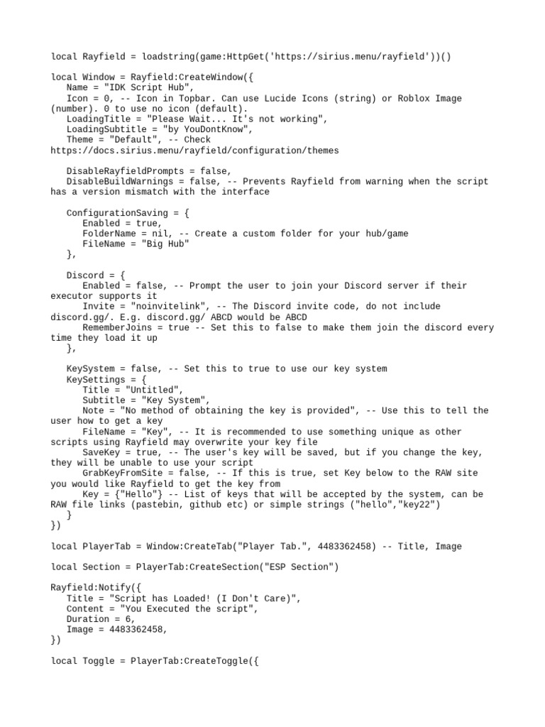 My Script Hub! NEW | PDF | Filename | Computing